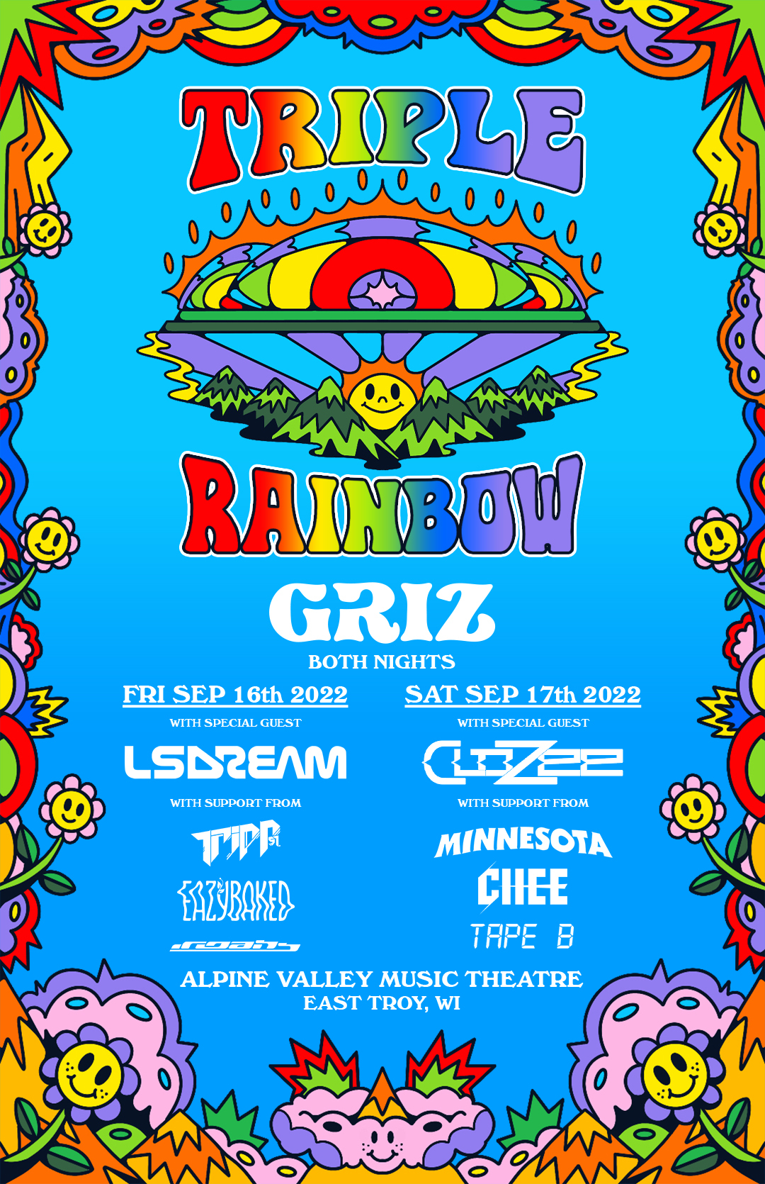 GRiZ Announces First-Ever Camping Festival, Triple Rainbow