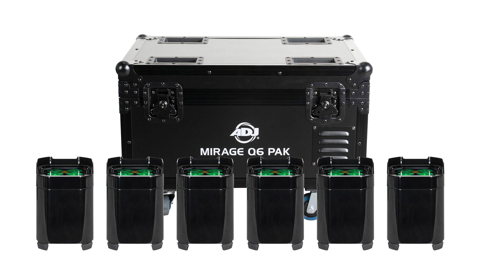 Mirage Q6 Pak Black up-lighting system