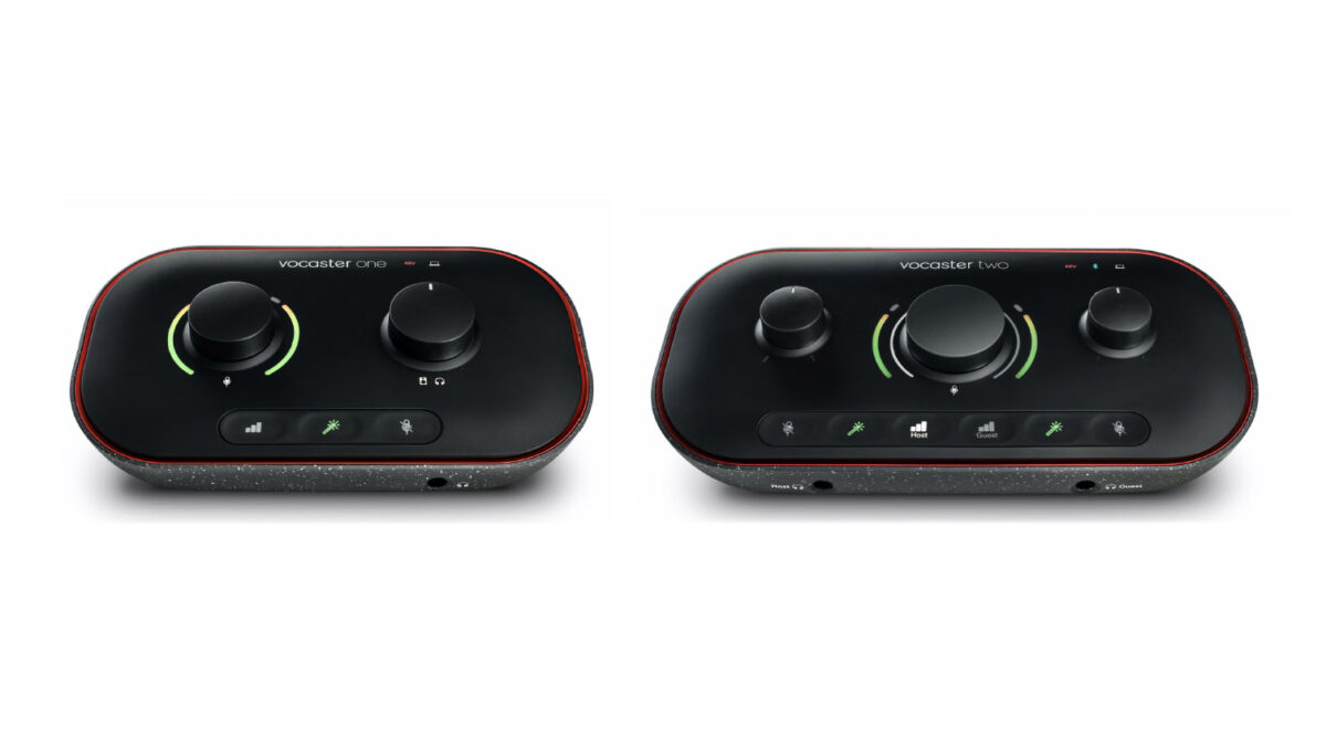 Focusrite Vocaster, a New Range of Audio Tools