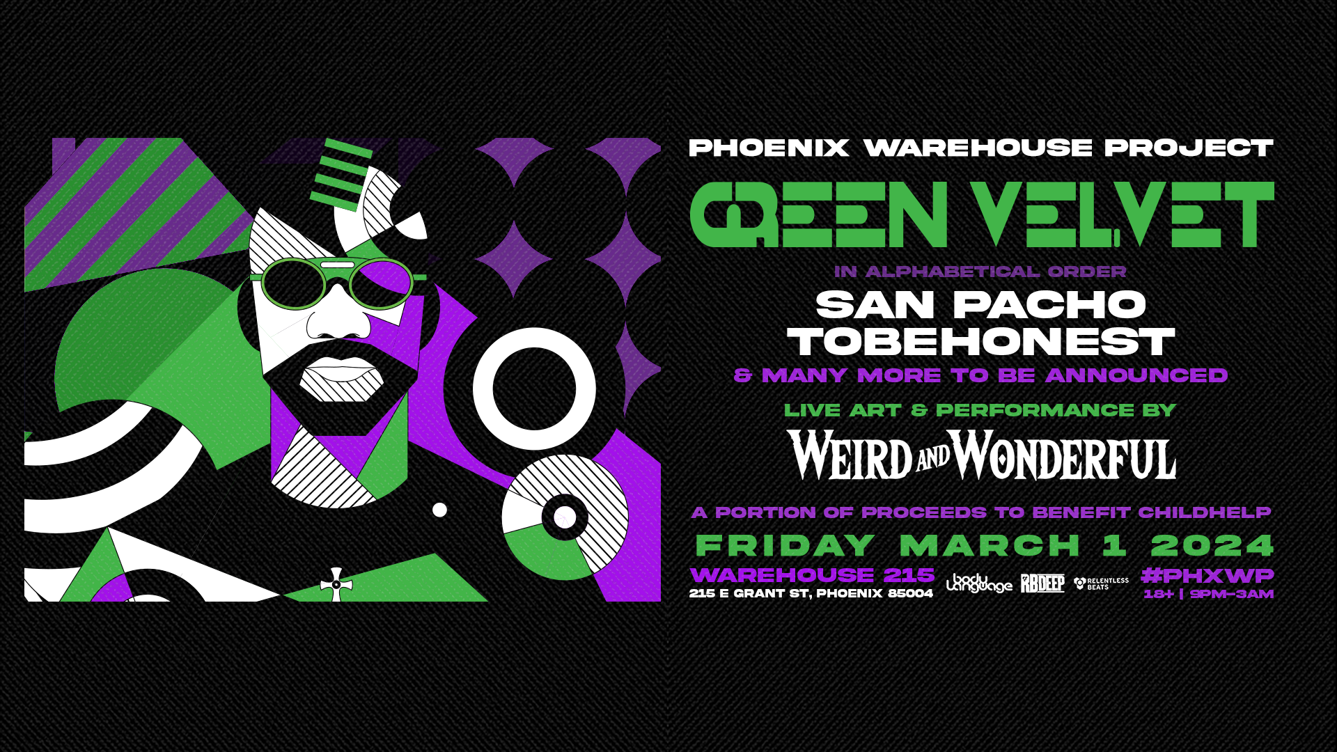 The Phoenix Warehouse Project Brings Green Velvet, Dr. Fresch & More ...