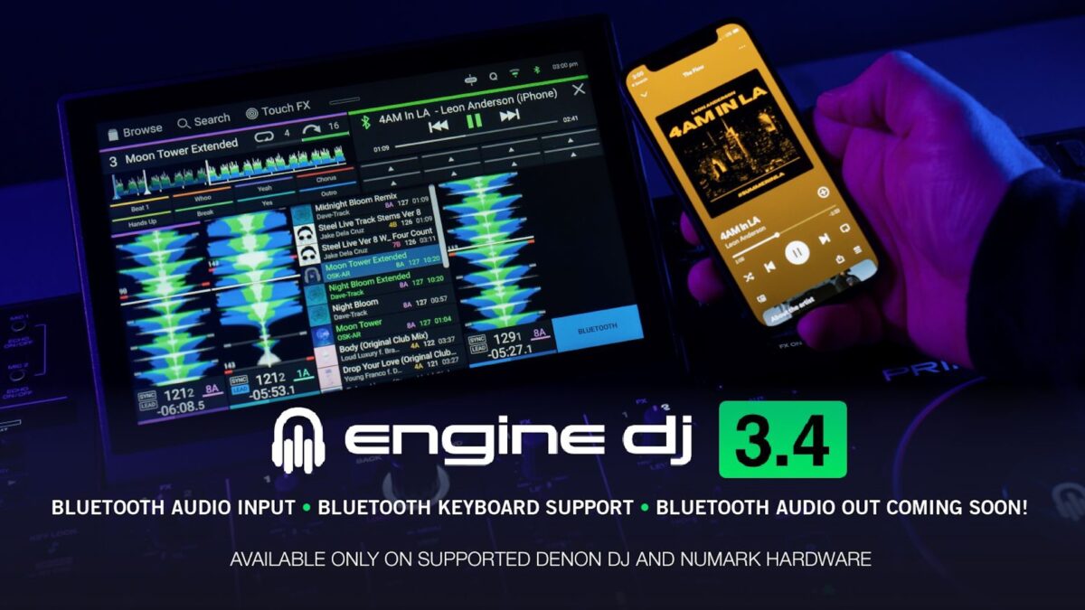 Engine DJ 3.4 Adds Bluetooth Support For Audio Input & Keyboards — DJ LIFE Magazine