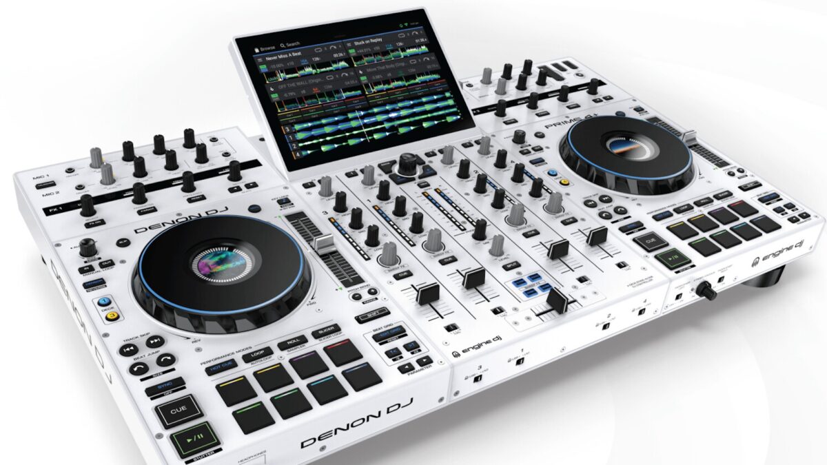 Denon DJ Releases PRIME 4+ WHITE — DJ LIFE Magazine