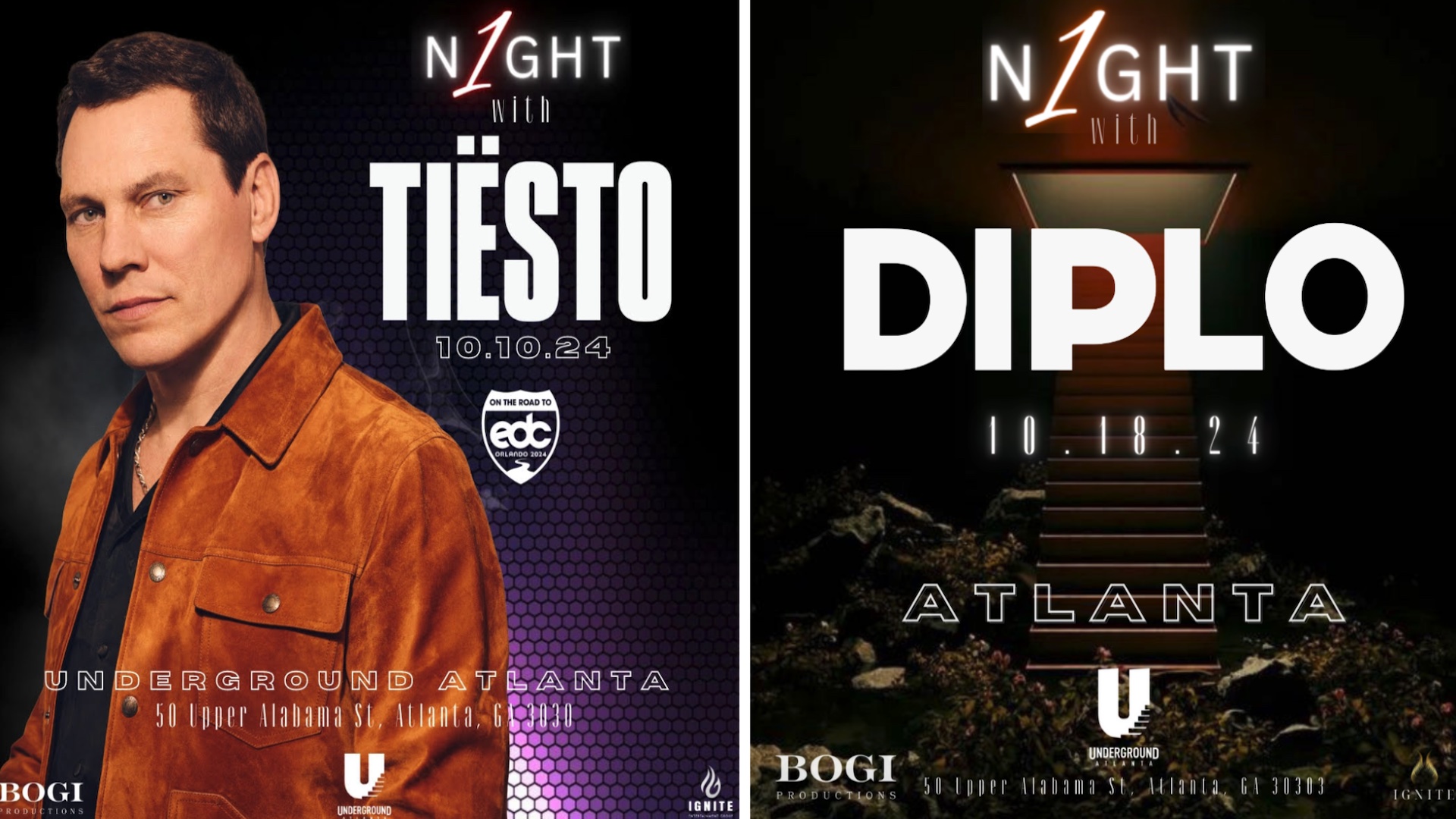 1NIGHT With Tiësto & Diplo Events to Debut in October — DJ Life Magazine