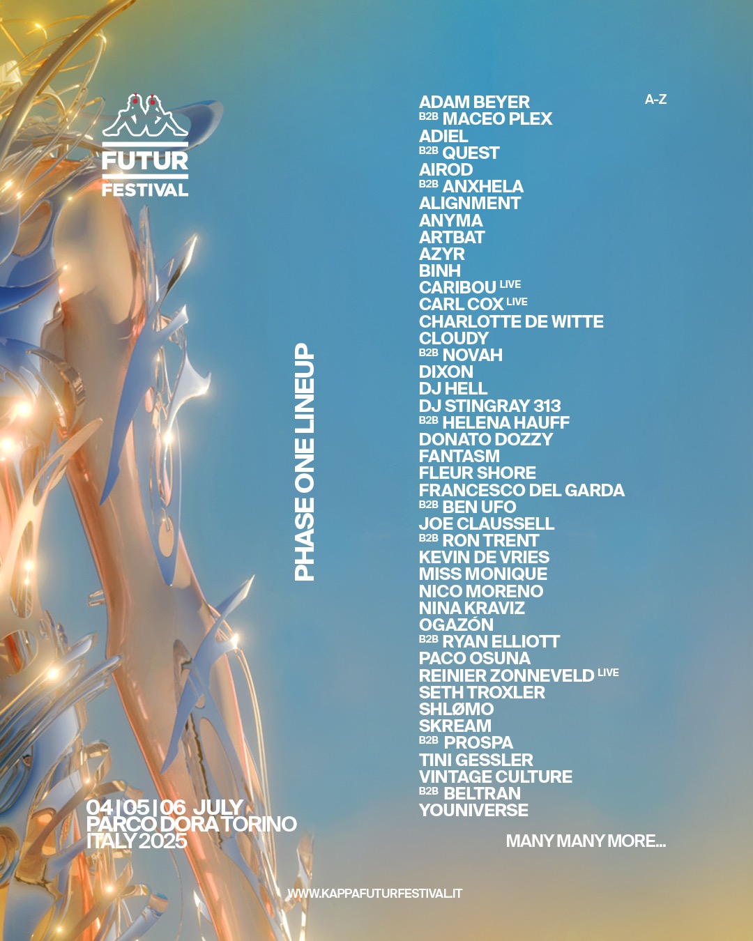 Kappa FuturFestival Announces 2025 Phase One Lineup — DJ Life Magazine