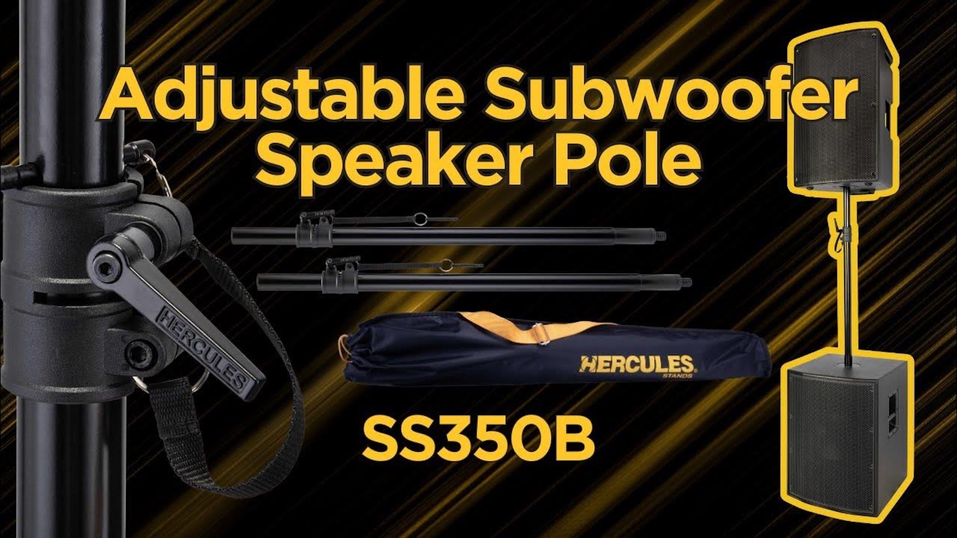 Hercules Stands Releases SS350B With Hybrid M20 Adapter — DJ LIFE Magazine