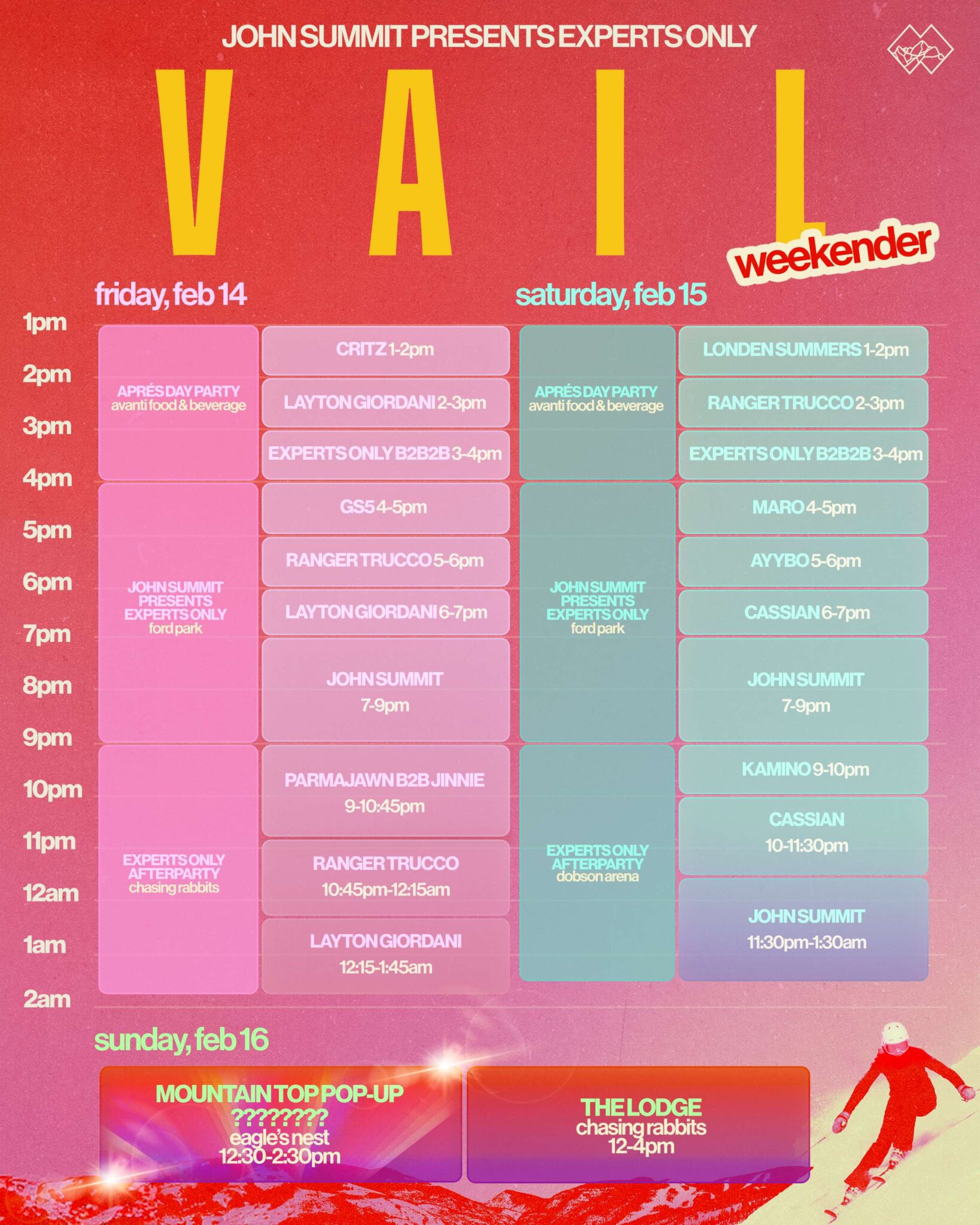 John Summit’s Experts Only Vail Weekender Reveals Full Programming — DJ ...
