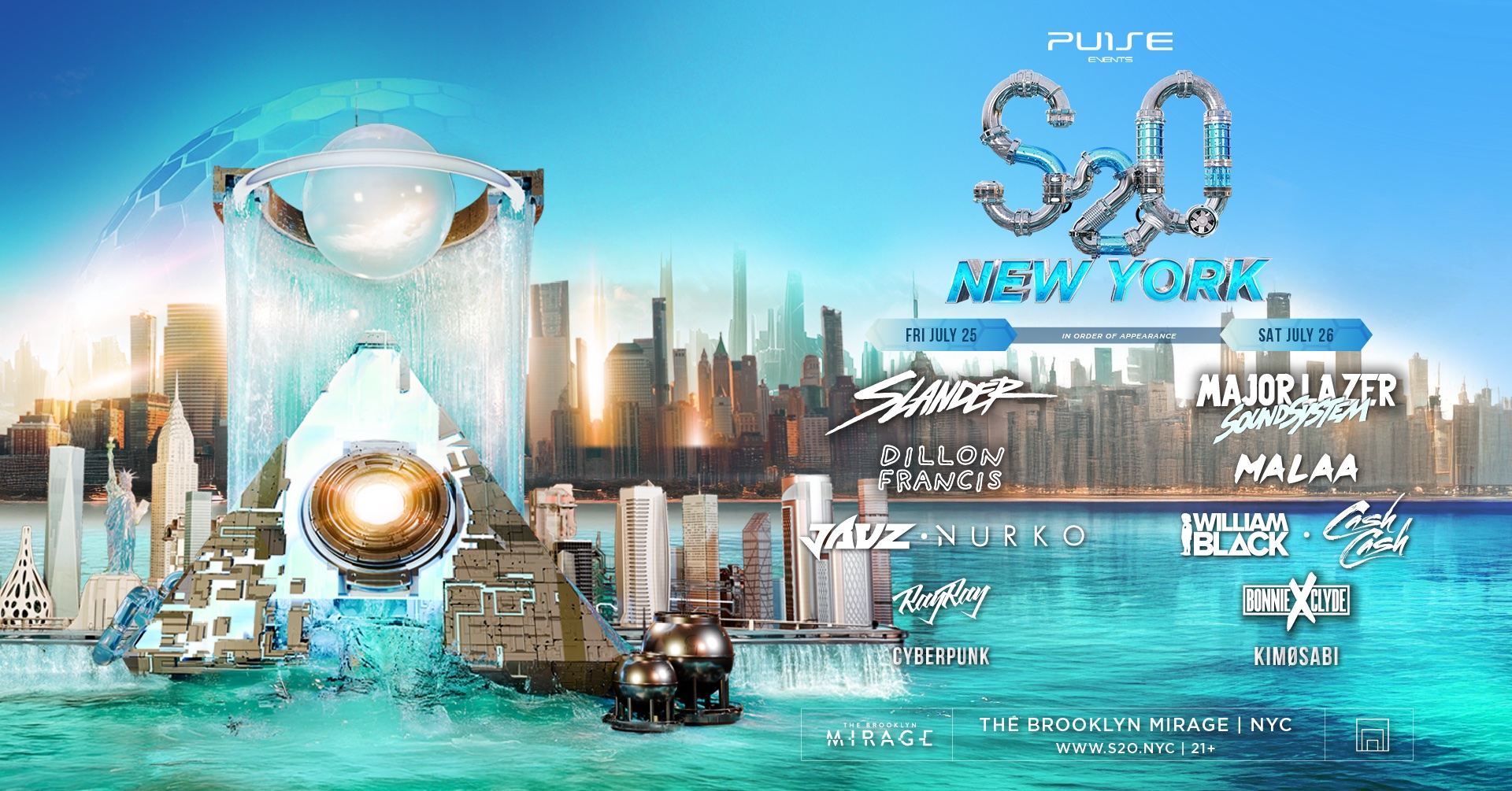 S2O New York 2.0 at the Brooklyn Mirage [Ticket Giveaway] — DJ Life Magazine