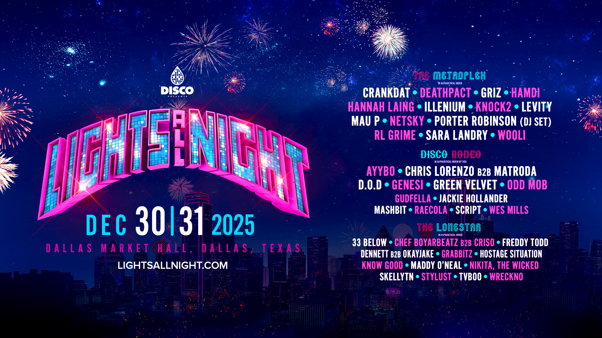 Lights All Night Celebrates 15 Years With Massive Lineup Drop — DJ LIFE ...