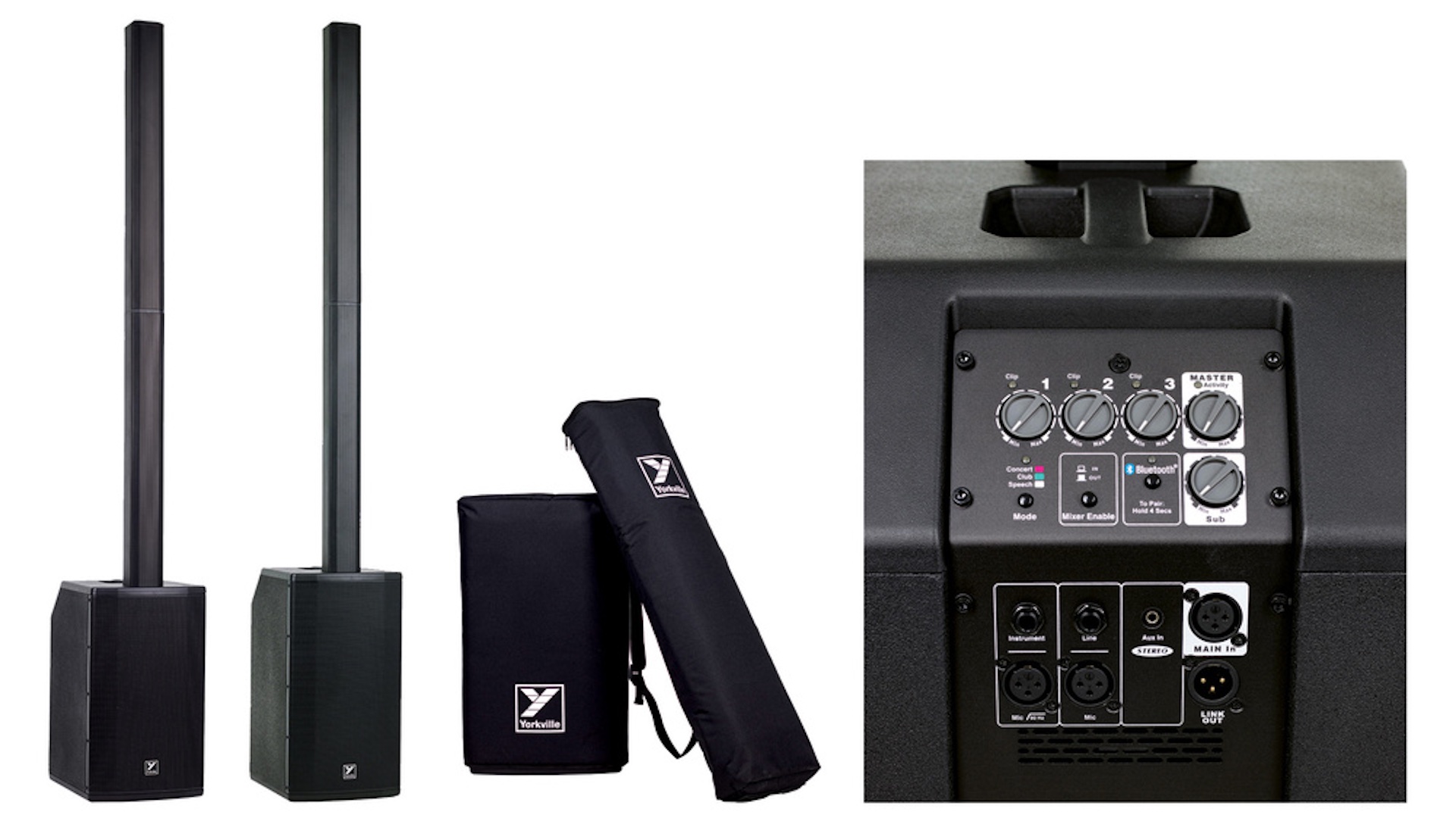 Two Towers: Yorkville Sound Releases Two New YXL Column PA Systems — DJ ...