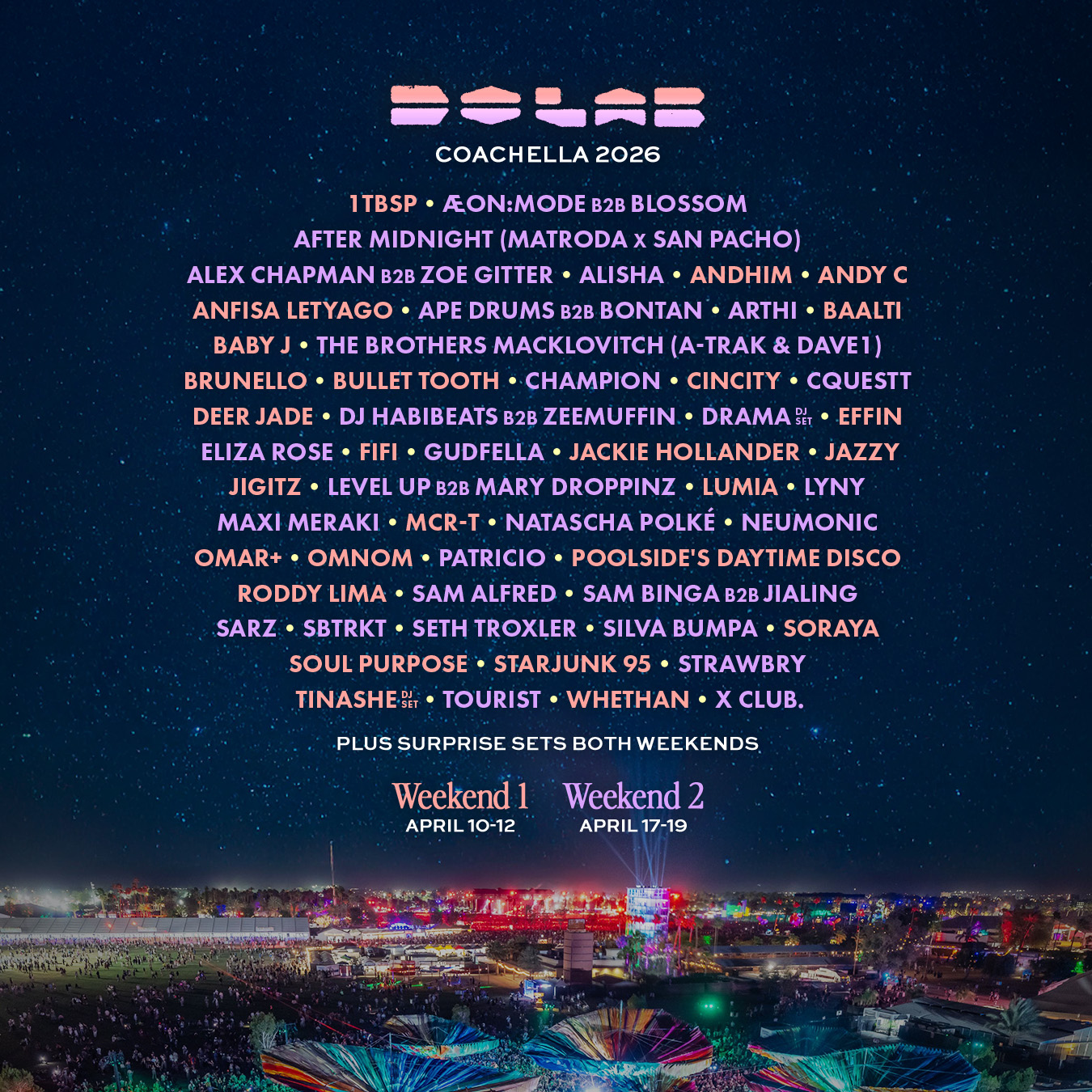 Do LaB Unveils Always-Anticipated Lineup for Coachella ‘26 — DJ LIFE ...