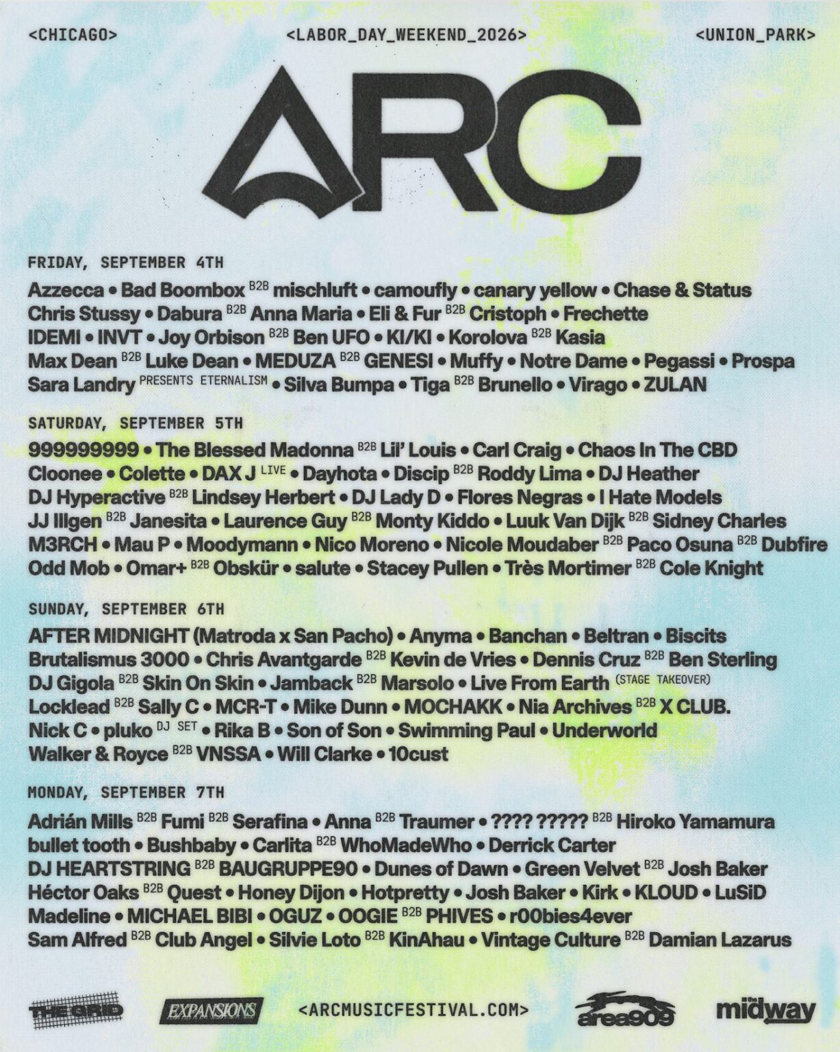 ARC Music Festival 2026 Expands to Four Days with Massive Lineup — DJ ...