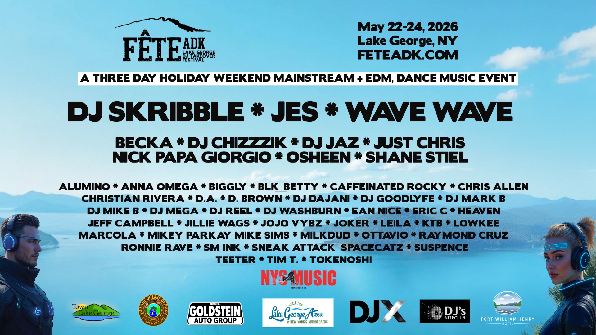 FETE ADK ’26 Brings Three Days of Dance Music to Lake George — DJ LIFE ...